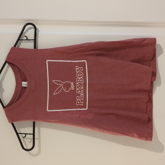 PLAYBOY | Tops | Dusty Rose Playboy Tank | Poshmark